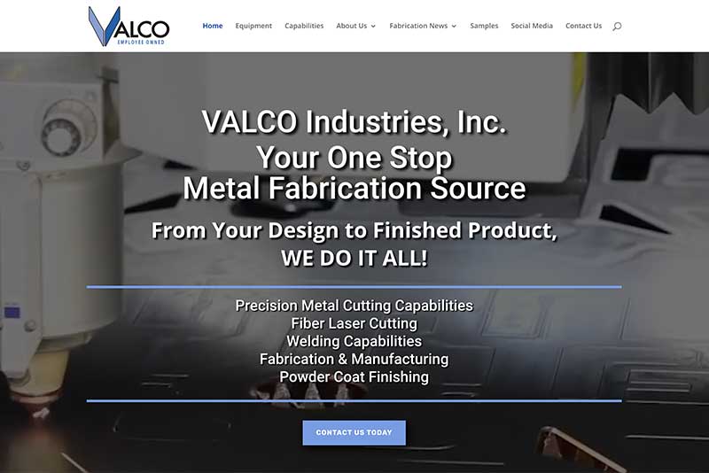 Industrial Metal Fabrication | Valco Industries | Springfield, Ohio